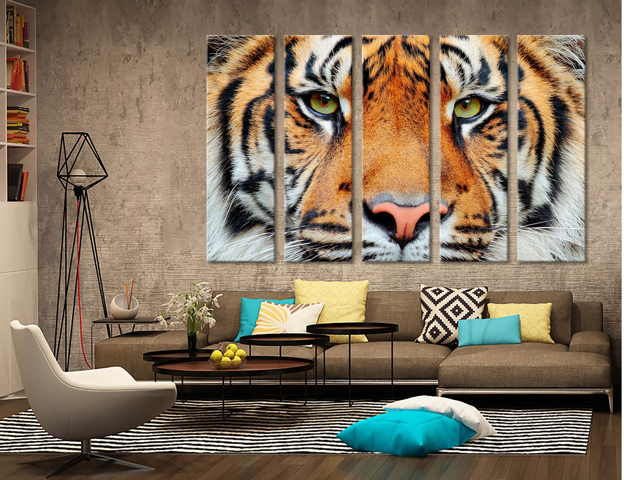 Tiger Canvas Tiger Print Tiger Poster Tiger Photo Wall Art | Etsy