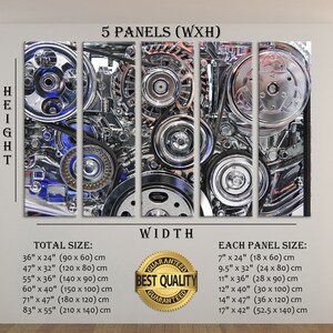 Engine World Wall Art Engine Wall Decor Car Engine Decor Engine Print ...