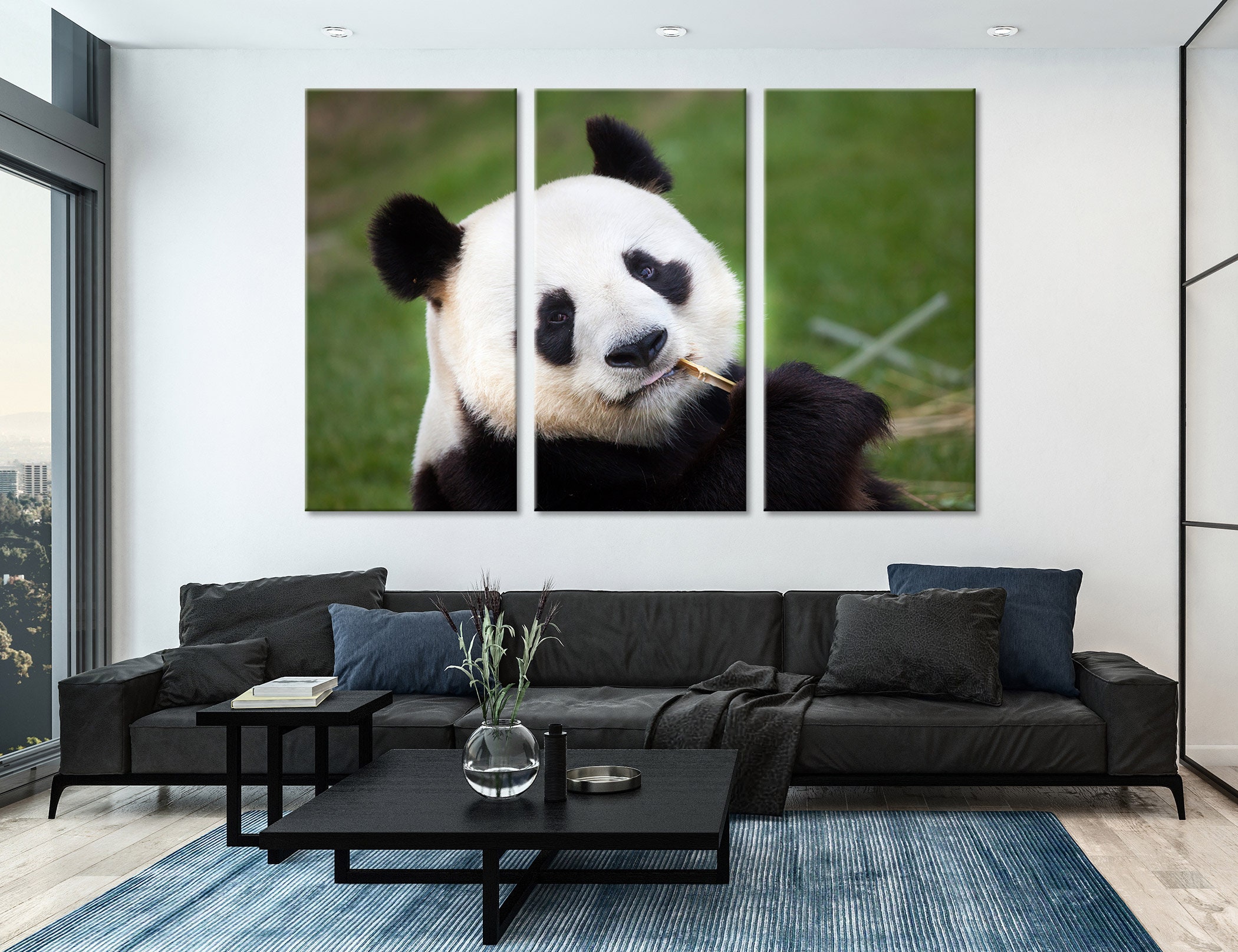 Giant Panda Wall Art Giant Panda Canvas Panda Wall Art Panda | Etsy