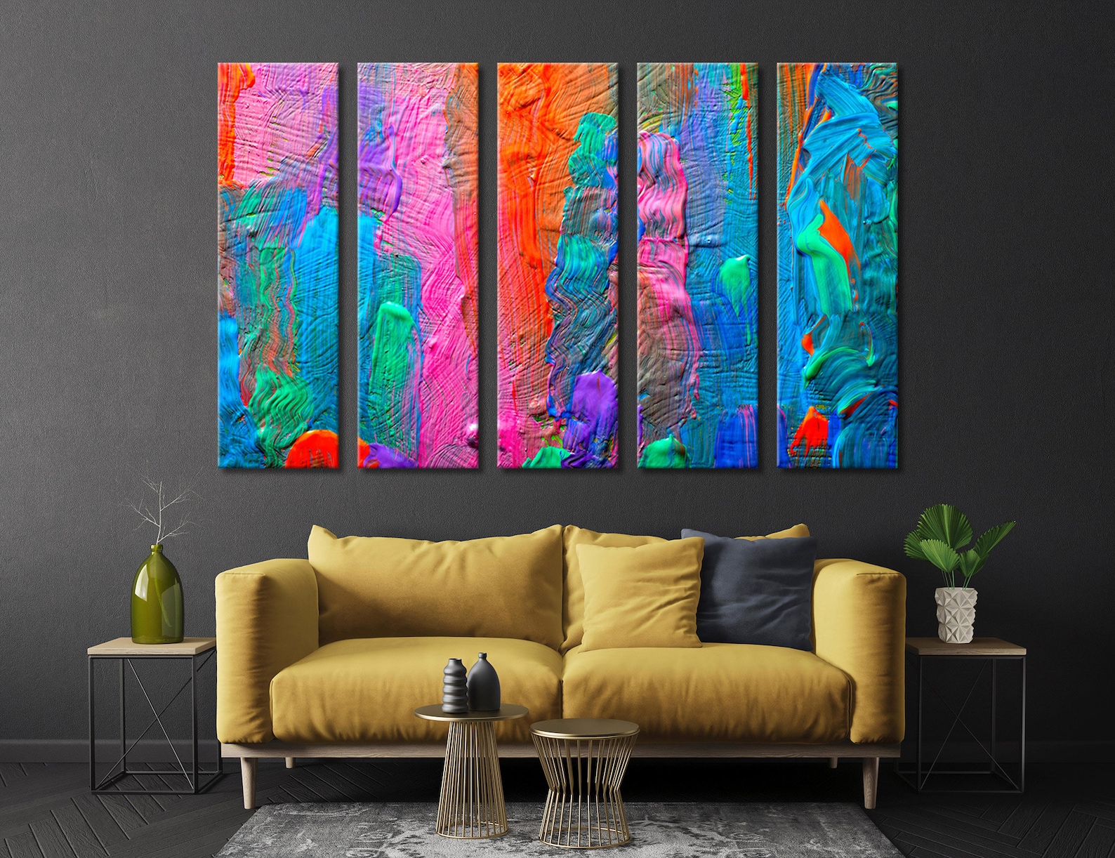 Colorful Wall Art Colorful Wall Decor Modern Wall Art Modern - Etsy