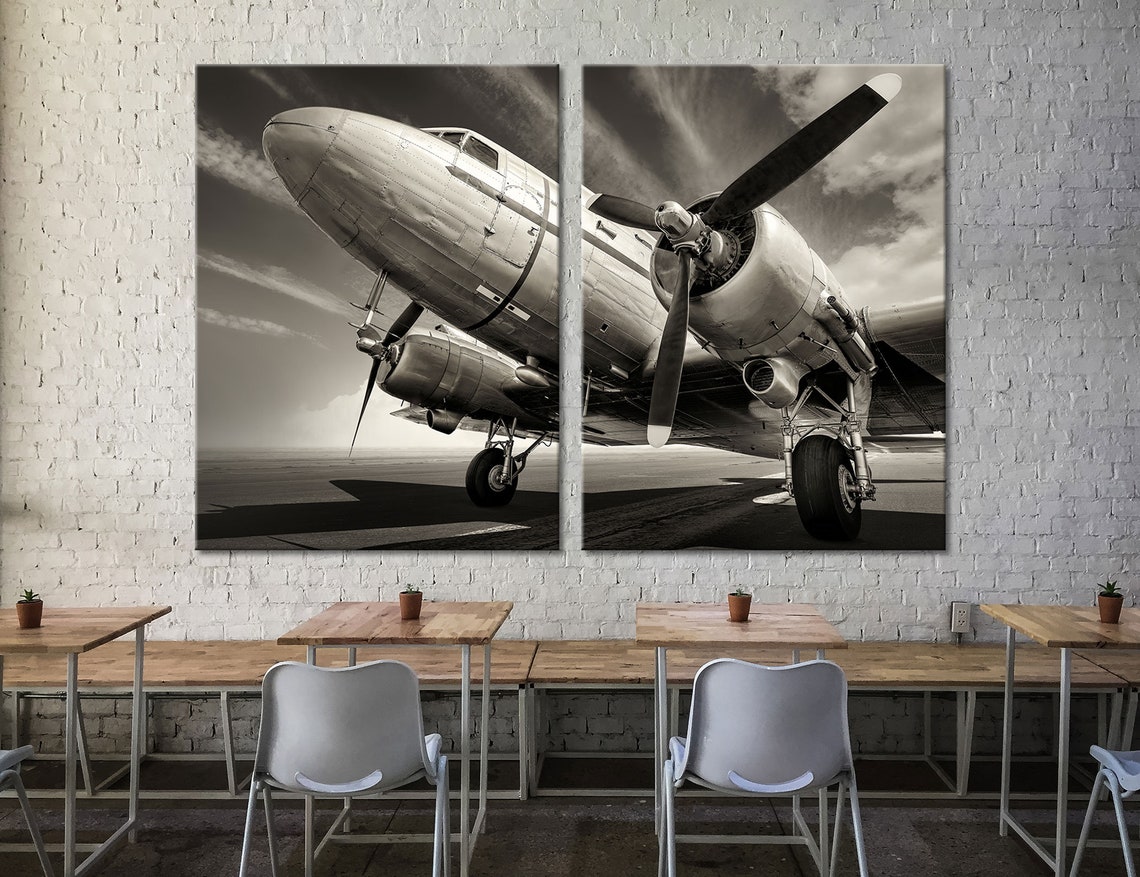 Historical Aircraft Wall Art Aircraft Wall Decor Plane Wall - Etsy