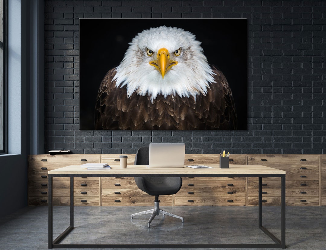 Bald Eagle Home Wall Decor Bald Eagle Wall Art Bald Eagle - Etsy