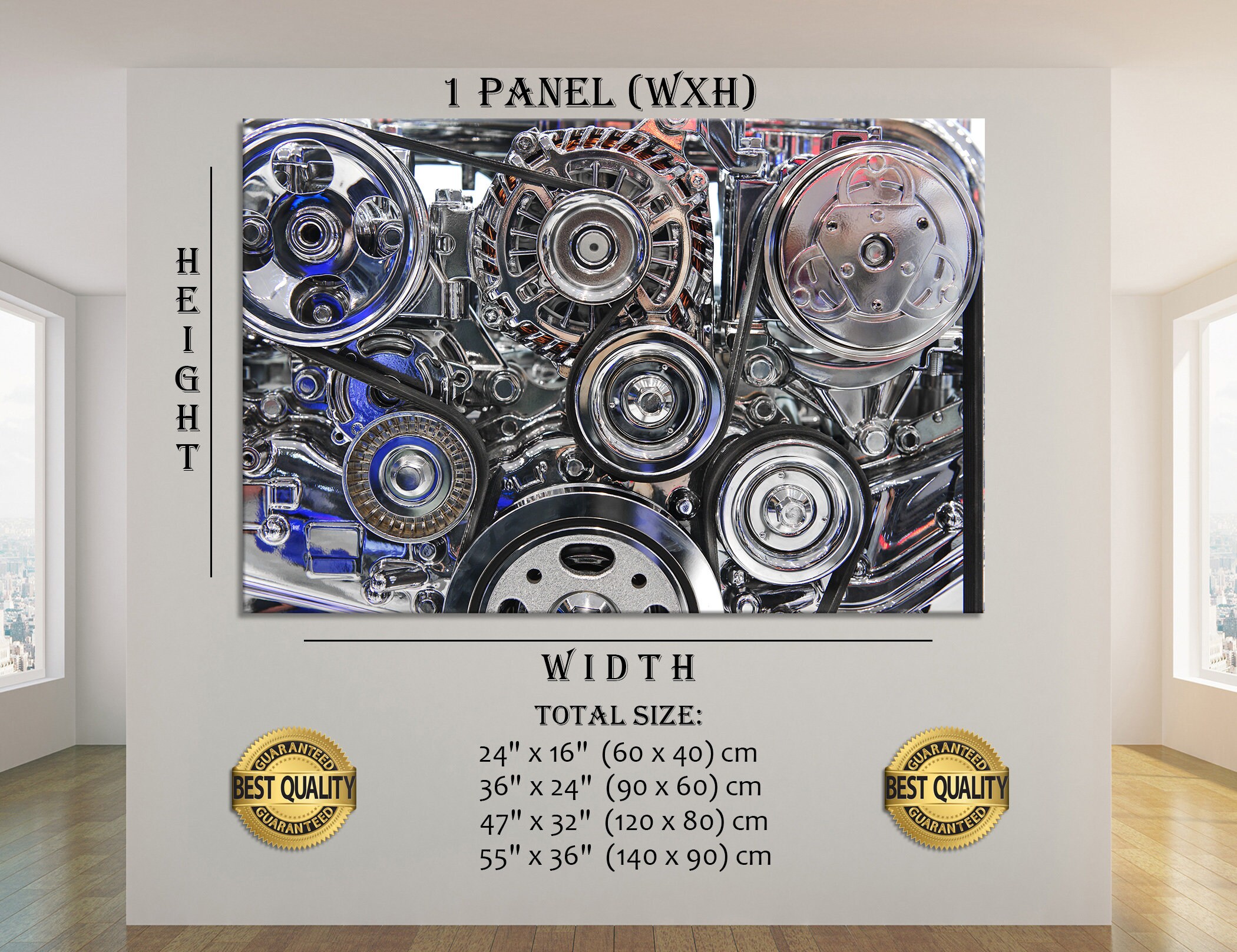 Engine World Wall Art Engine Wall Decor Car Engine Decor Engine Print ...