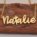 Natalie Name Necklace, Personalized Engagement Necklace With Couples ...