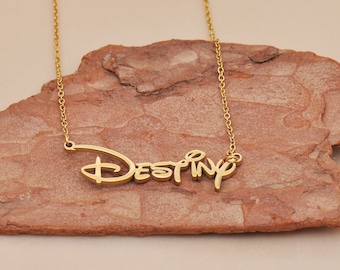 Destiny Name Necklace - Etsy