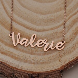 Valerie Custom Name Necklace, Name Necklace, Personalized Name Jewelry ...