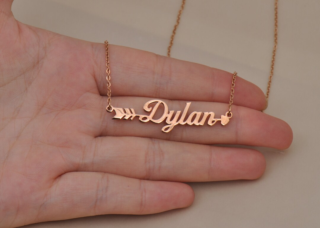 Dylan Personalized Necklace for Women Custom Name Necklace - Etsy
