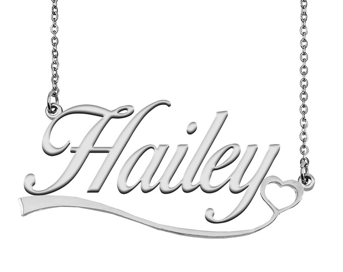 Custom Name Necklace, Shania Name Necklace Gold, Cursive Any Name on ...