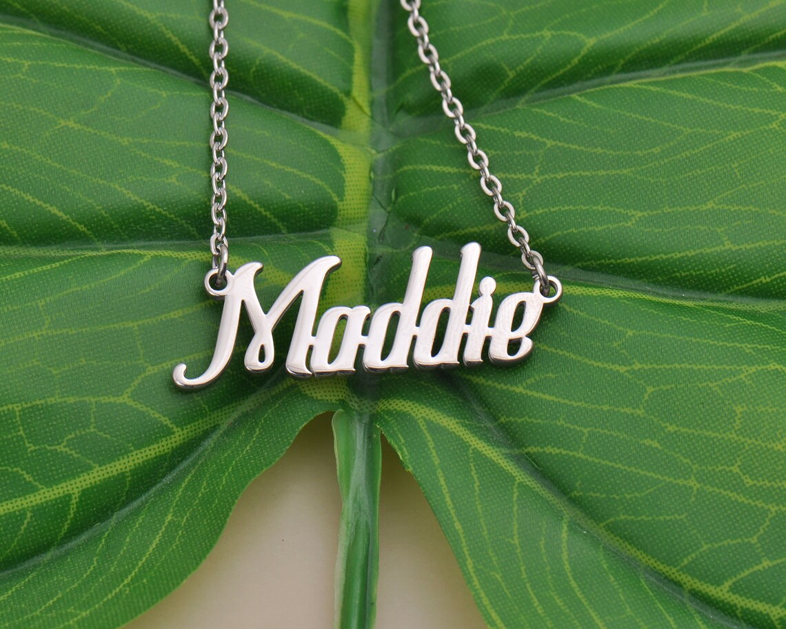 Maddie Best Gift for Her Personalized Name Necklace | Etsy