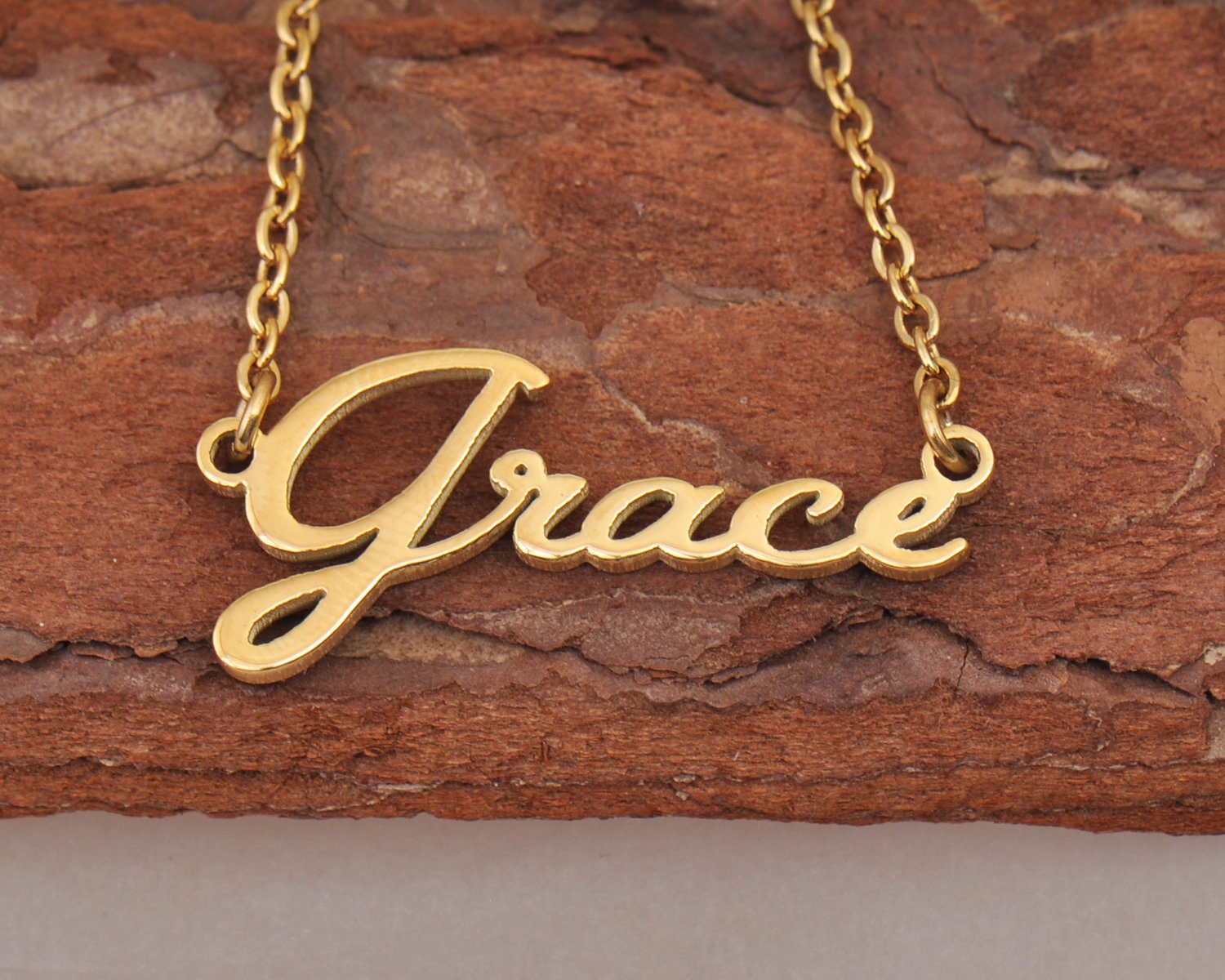 Grace Customized Name Necklace Simple Fashion Necklace With - Etsy