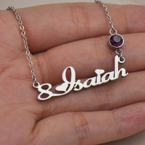 Alissa Name Necklace Pendant, Jeremy Name Necklace, Custom Name ...