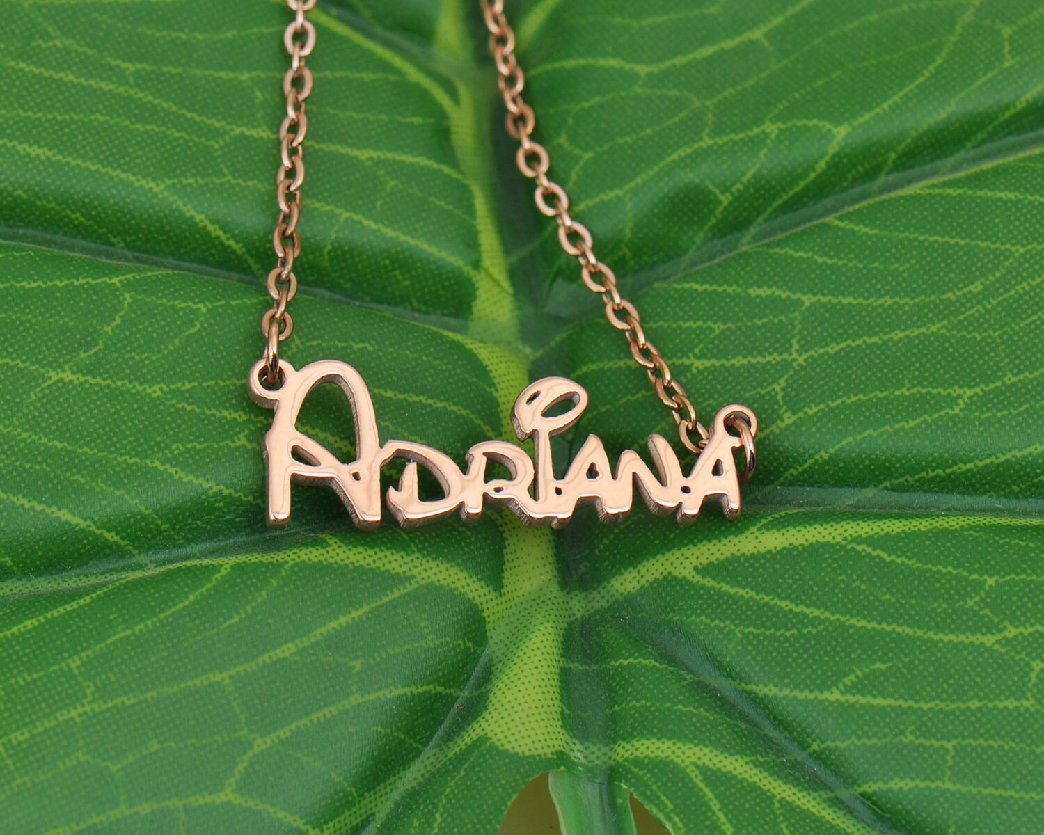 Adriana Customized Name Necklace Dainty Name Necklace Name | Etsy