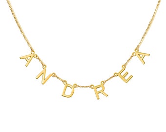 Andrea Name Necklace - Etsy