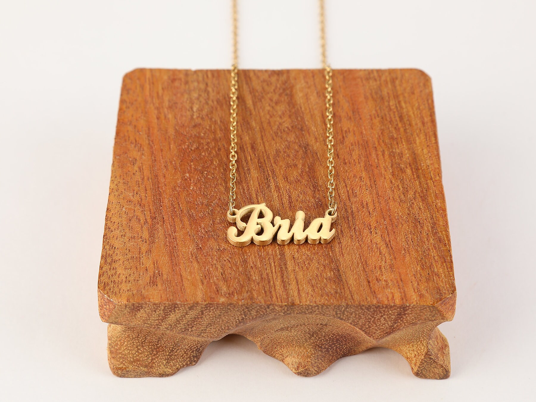 Bria Name Necklace Personalized Name Necklace for Women - Etsy
