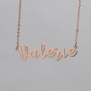 Valerie Custom Name Necklace, Name Necklace, Personalized Name Jewelry ...