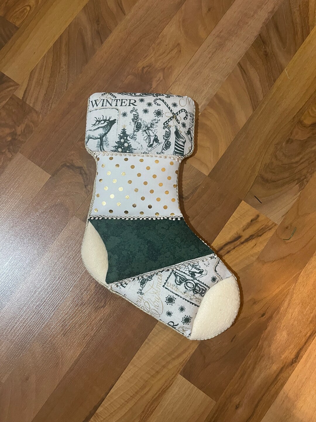 16 Christmas Stocking Wreath Attachment Christmas Decor - Etsy