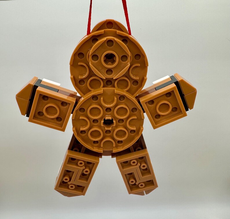 Lego Gingerbread Man, Moving Legs and Arms - Etsy