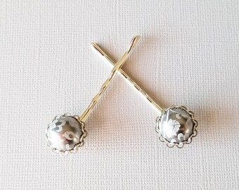 White bobby pins | Etsy