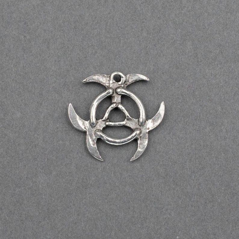 Biohazard Charm Pendant, Earring Necklace Jewelry Charm, DIY Jewelry ...