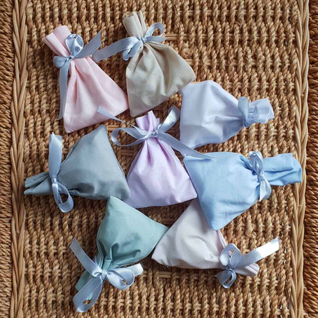 Pack of Plain 5" X 7" Cotton Gift Bags - Wedding Party Favours, Small ...