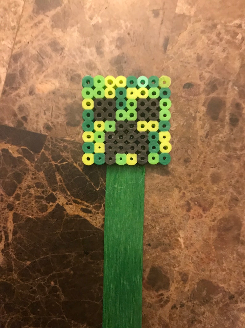 Minecraft Perler Bead 5 Piece Bookmark Set | Etsy