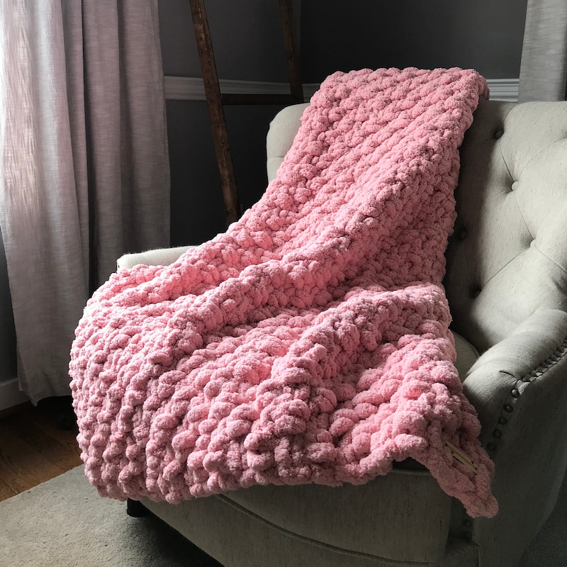 Pink Throw Blanket - Etsy