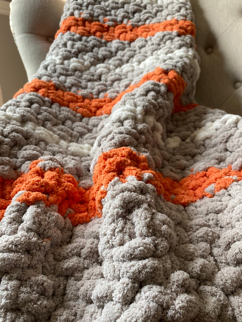 Tassel Blanket Chunky Knit Blanket Fall Blanket Chenille | Etsy