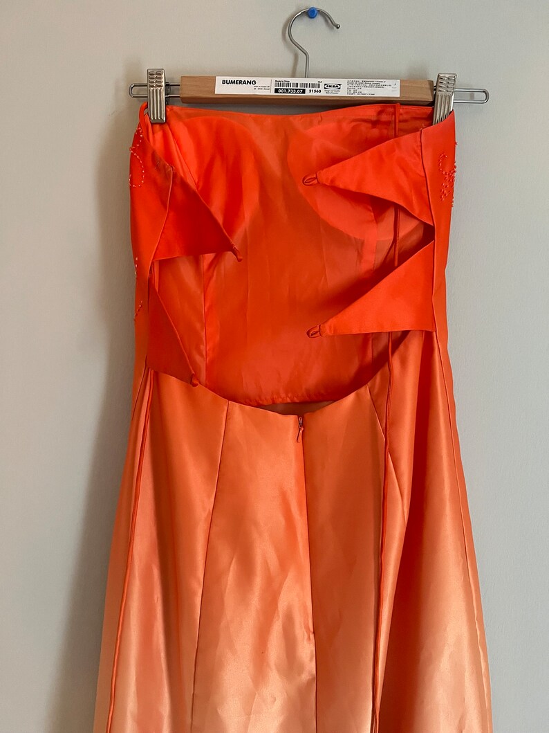 Rare Vintage Ombre Halter Evening Prom Dress Size S/M - Etsy