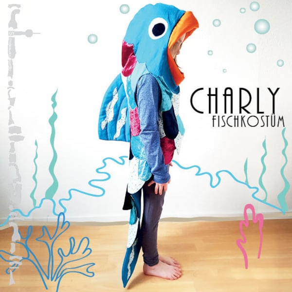 Rainbow Fish Costume - Etsy
