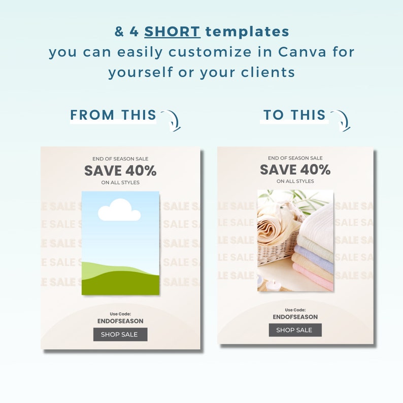 Poppy Sale Email Templates for Ecommerce Boutique Email - Etsy