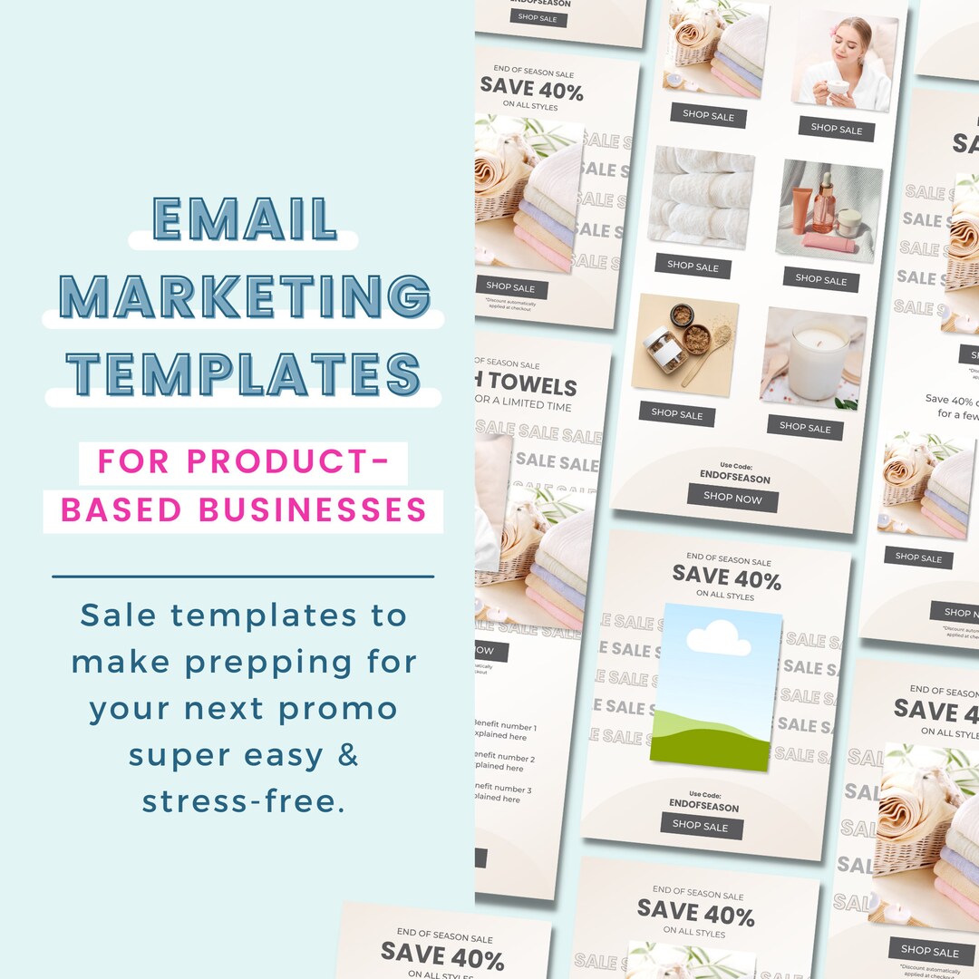 Poppy Sale Email Templates for Ecommerce, Boutique Email Marketing ...