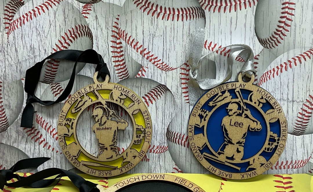 Baseball Softball Personalized Laser Engraved - Etsy