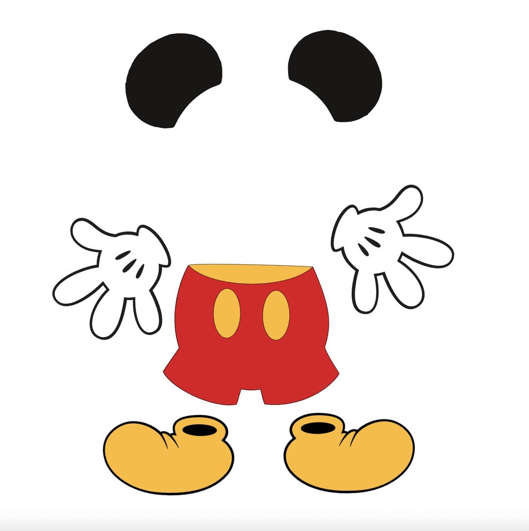 Mickey Mouse Body Part Stateroom Door Decor Magnet Set - Etsy