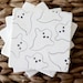 Ghost Marble Coasters/ Cute Ghost Decor/ Halloween Home Decor/ - Etsy