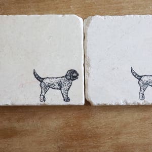 Goldendoodle Marble Coaster Set- Goldendoodle Gift- Labradoodle ...