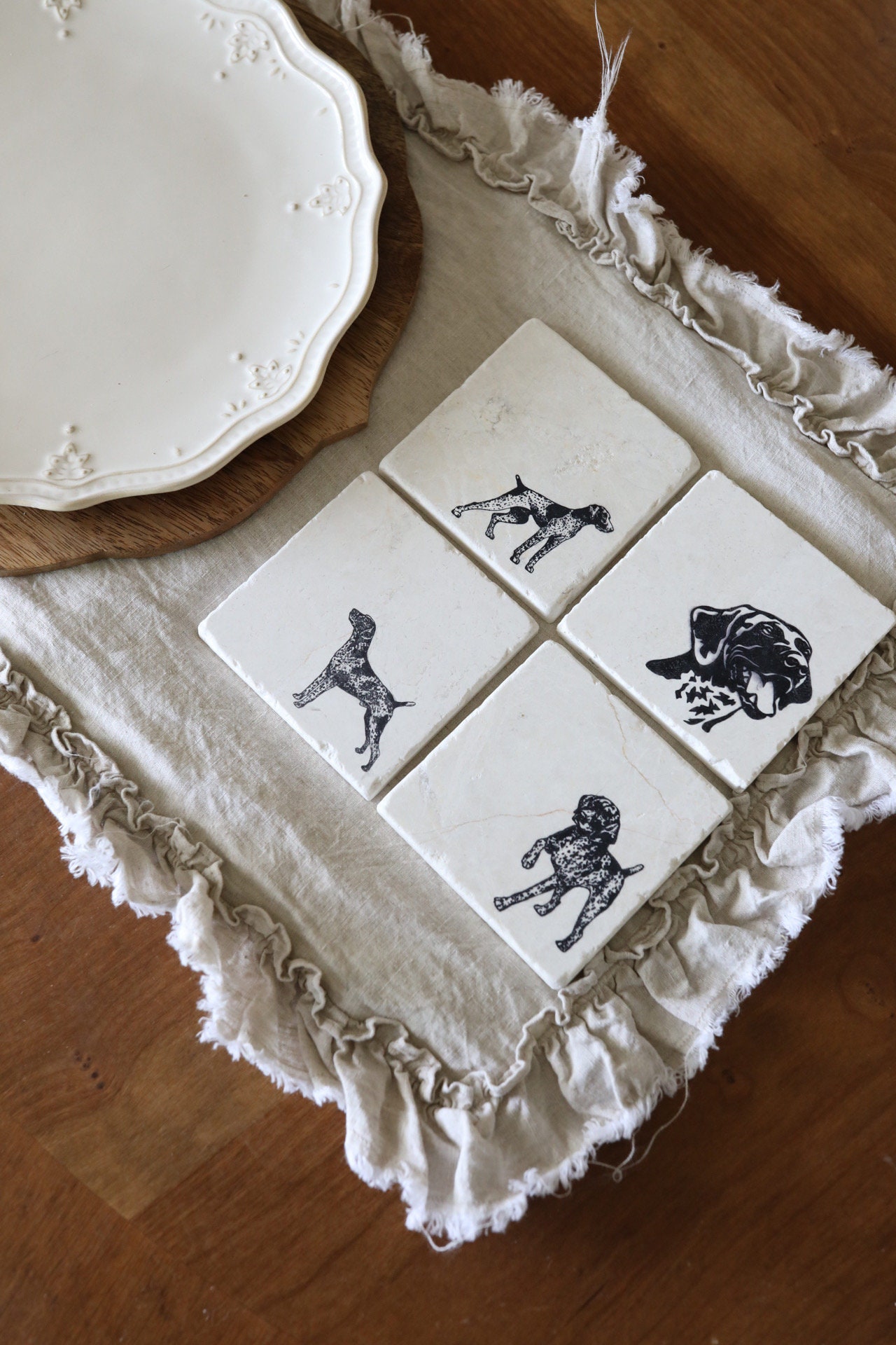 German Short Haired Pointer Coasters/ GSP Coasters/ Pointer - Etsy