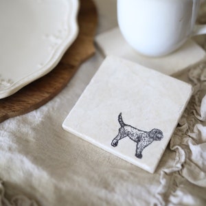 Goldendoodle Marble Coaster Set- Goldendoodle Gift- Labradoodle ...
