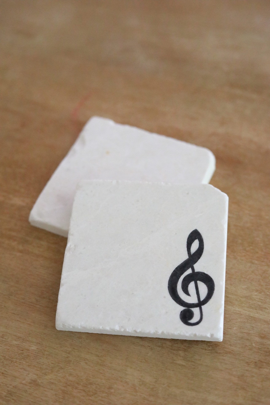 Trebel Clef Music Note Coasters/ Marble Coaster Set - Etsy