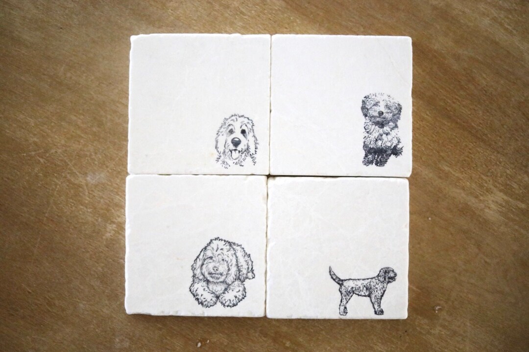 Goldendoodle Coasters, Goldendoodle Mom, Goldendoodle Gift, Labradoodle - Etsy