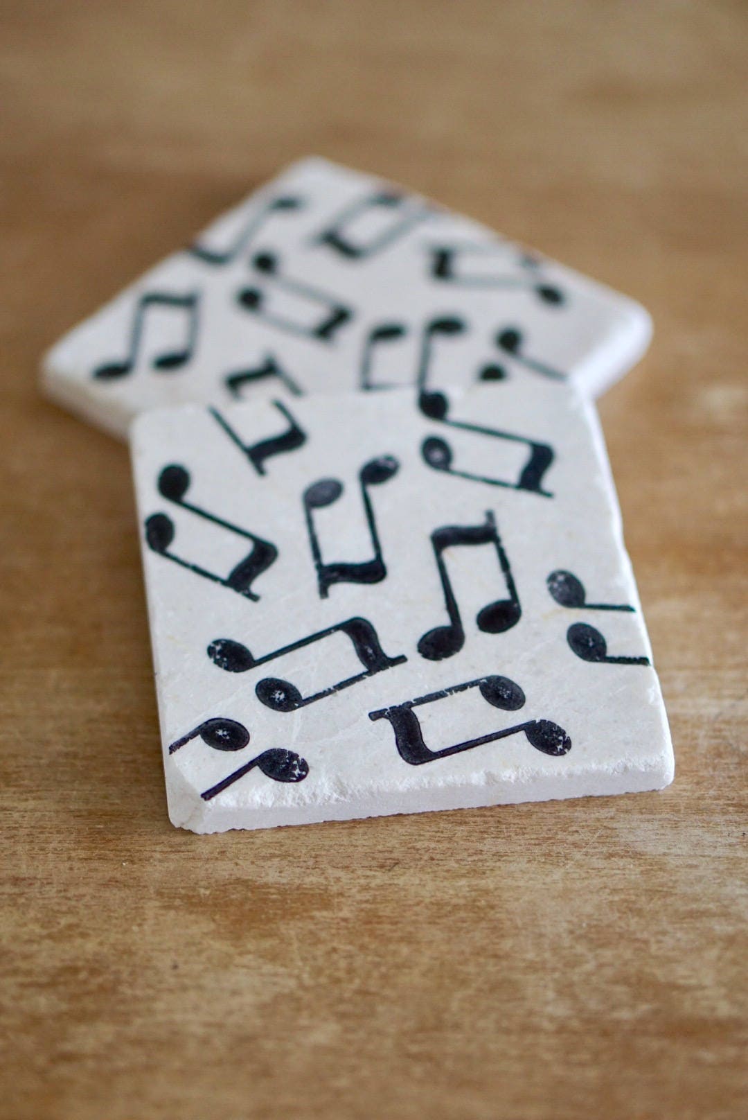 Music Notes Coasters, Marble Coasters, Music Teacher Gift, Musician ...