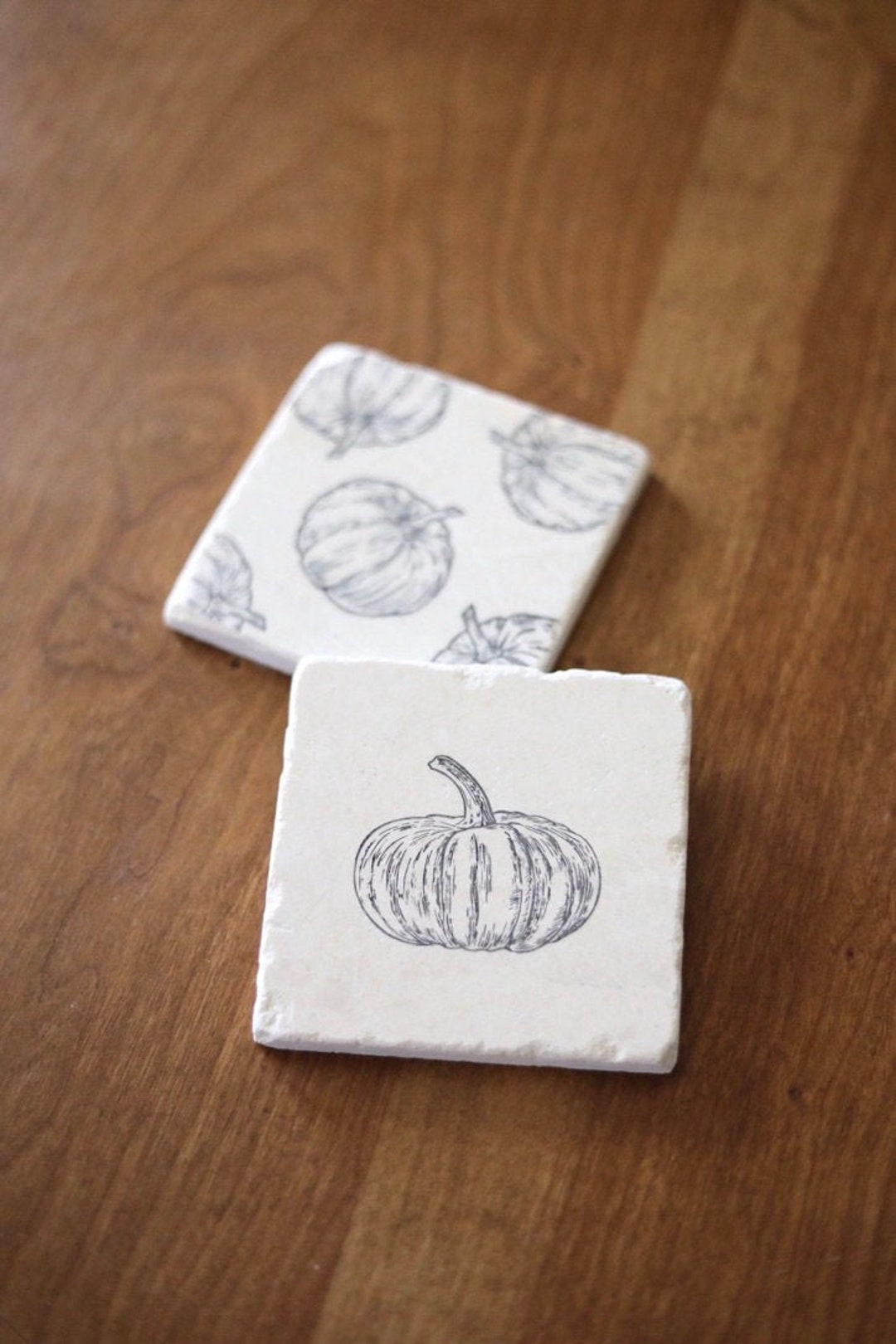 Boho Farmhouse Fall Coasters Boho Pumpkin Coasters Farmhouse - Etsy