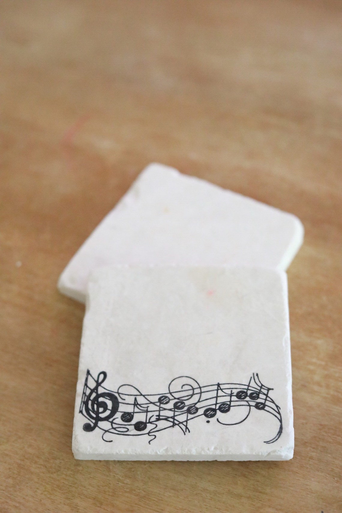 Sheet Music Note Marble Coasters/ Sheet Music/ Musician Gift/ Marble ...