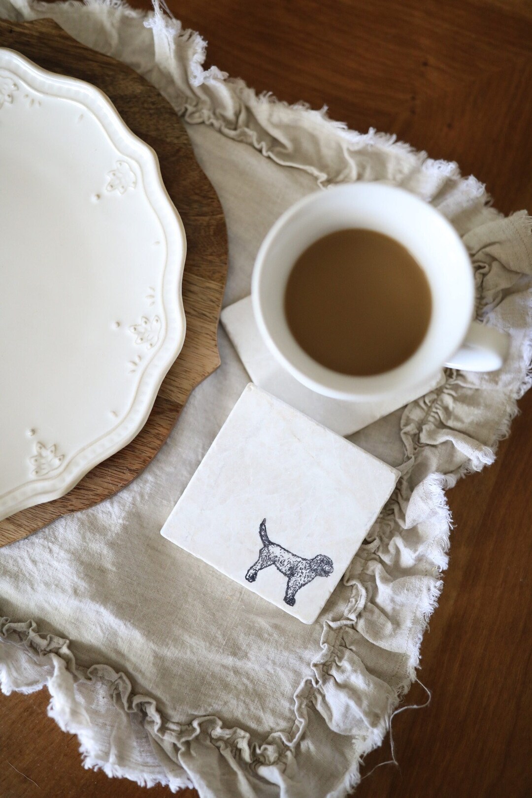 Goldendoodle Marble Coaster Set- Goldendoodle Gift- Labradoodle ...