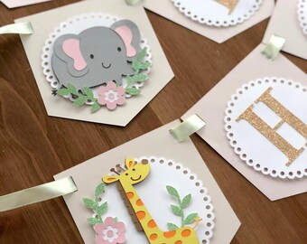 Jungle Theme Birthday Banner - Etsy