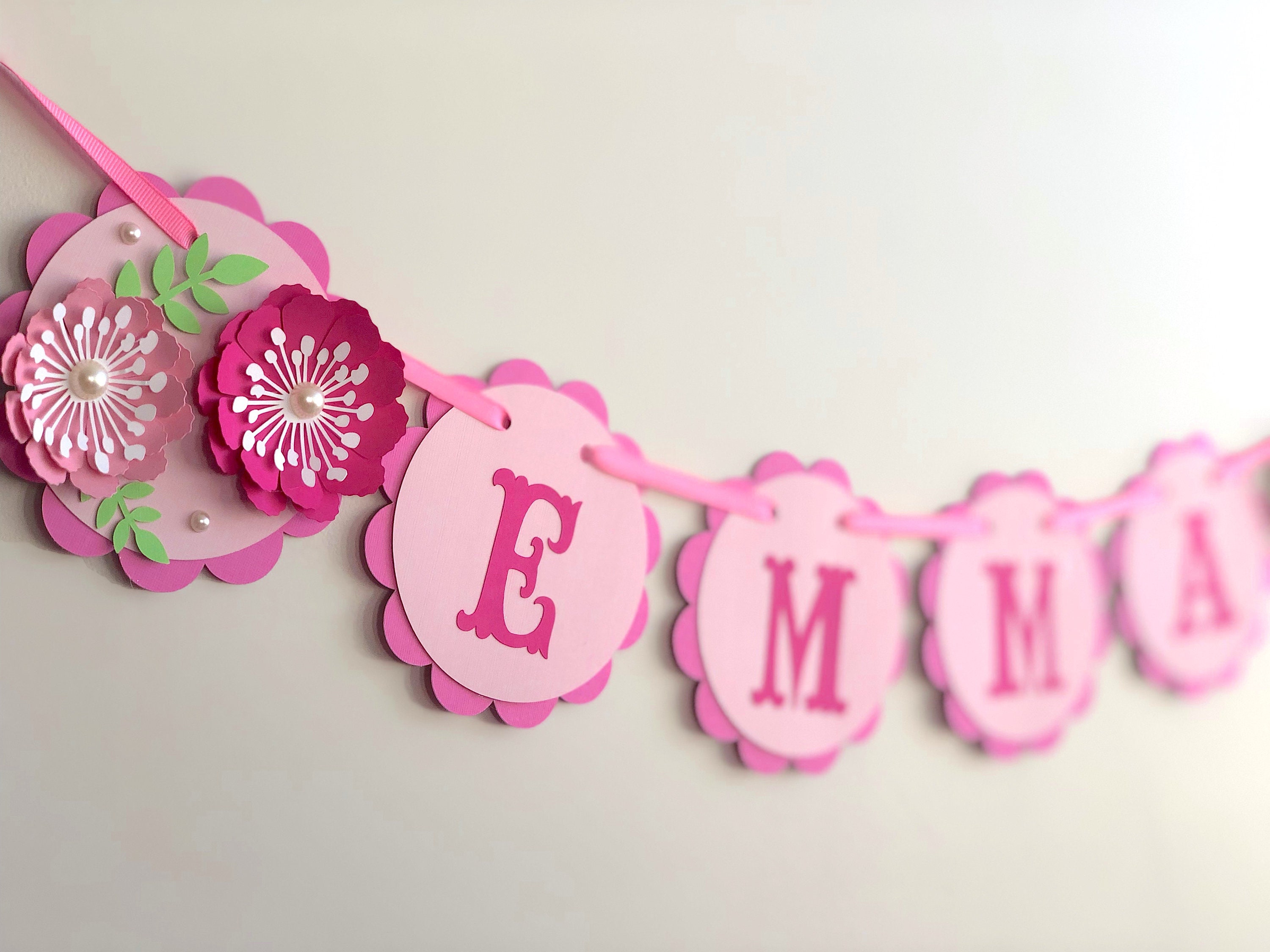 Customizable Name Banner Personalized Name Banner Custom - Etsy