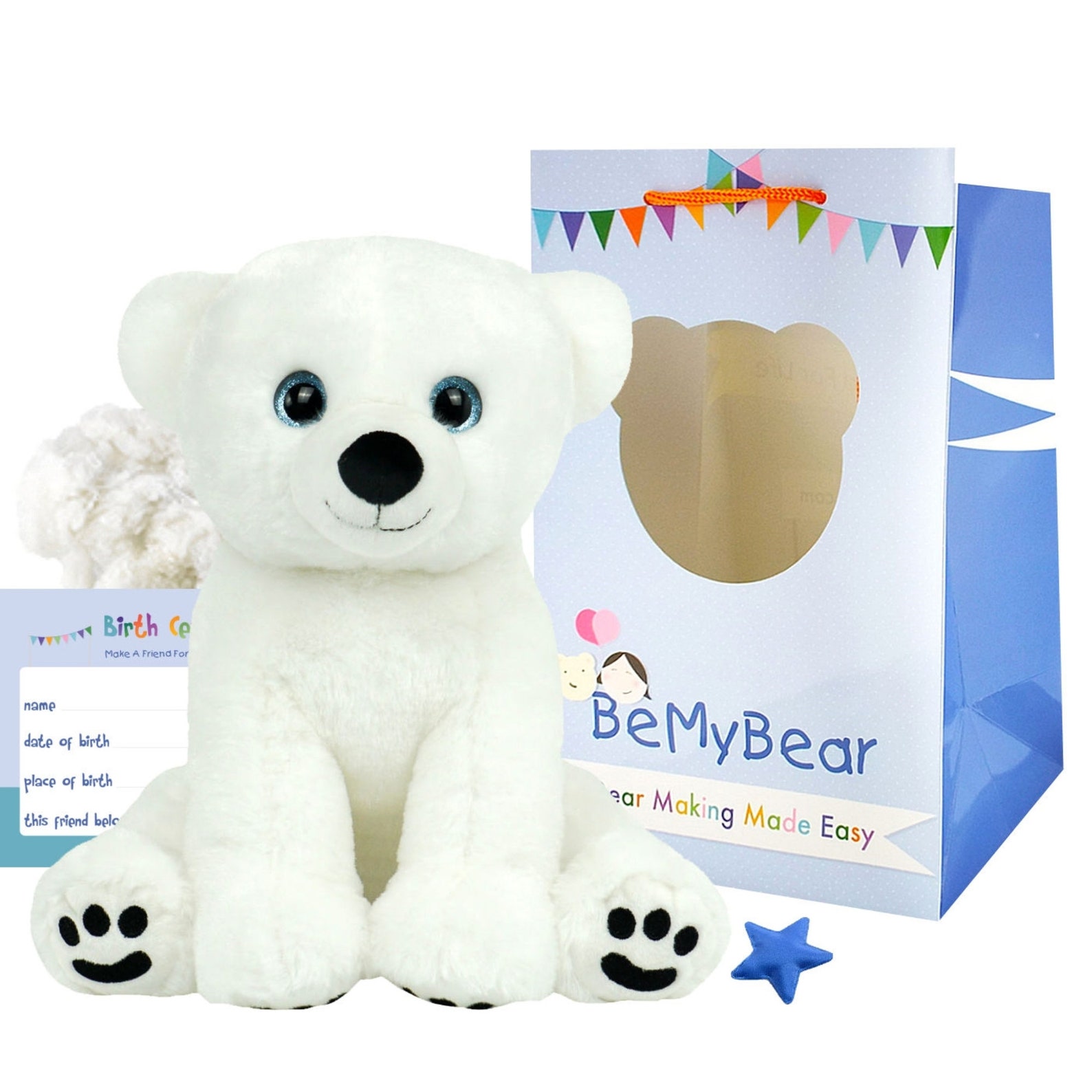 16 Polar Bear Build Your Own Bear Kit. No sewing | Etsy 16 Polar Bear Build Your Own Bear Kit. No sewing | Etsy