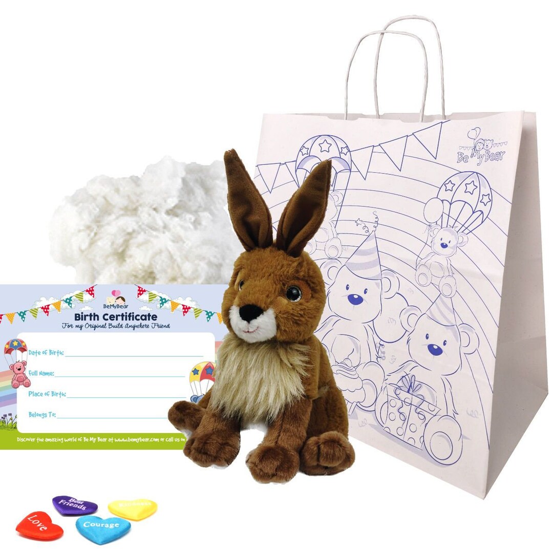 Make Your Own Heartbeat Bear, 8 Inch Jackson Bunny Kit - Etsy