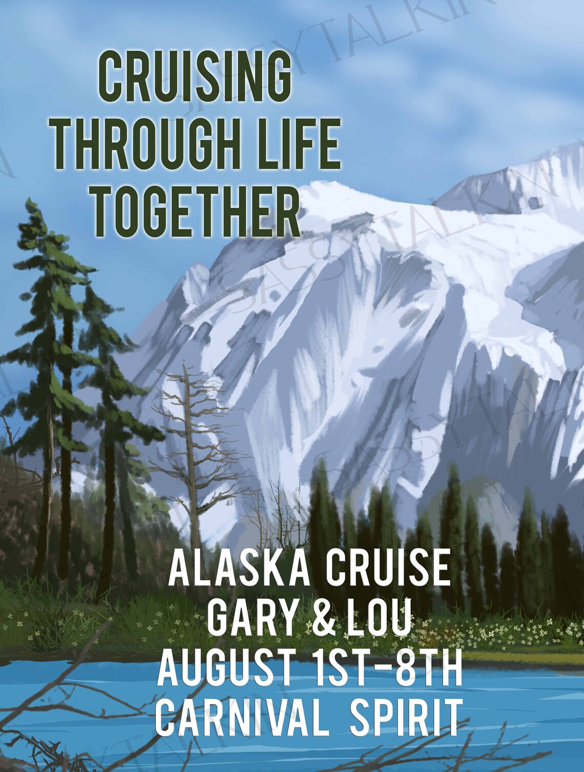 Cruise Ship Door Decoration Alaska Personalized With Ship - Etsy