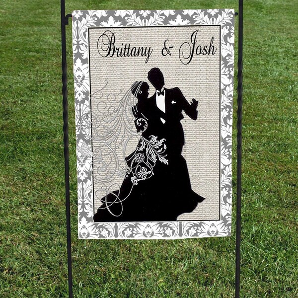 Burlap Garden Flag - Etsy