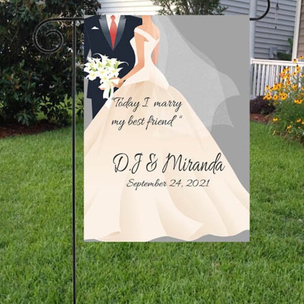 Wedding Flag - Etsy